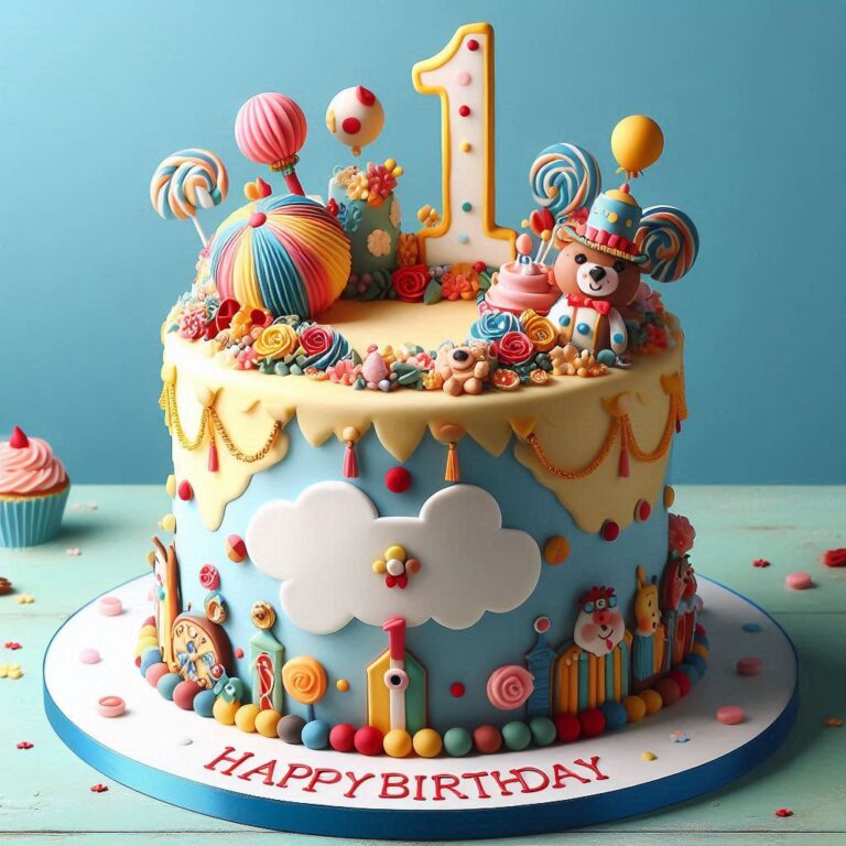 First Birthday Cake Designs for a Baby Boy | 90+ Cake Designs ...